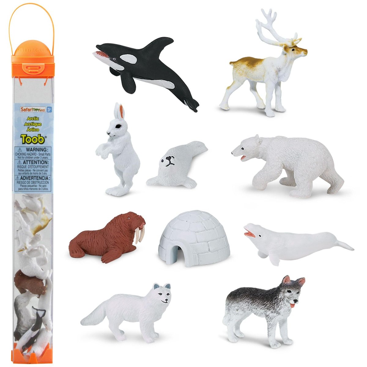 Safari Ltd Arctic TOOB With 10 Fun Figurines, Including A Harp Seal ...