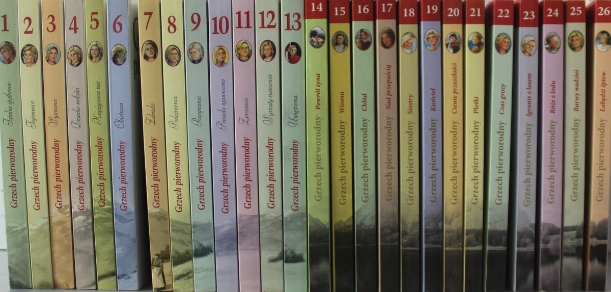 Saga grzech pierworodny Tom 1 do 26 - Opracowanie zbiorowe | Książka w ...