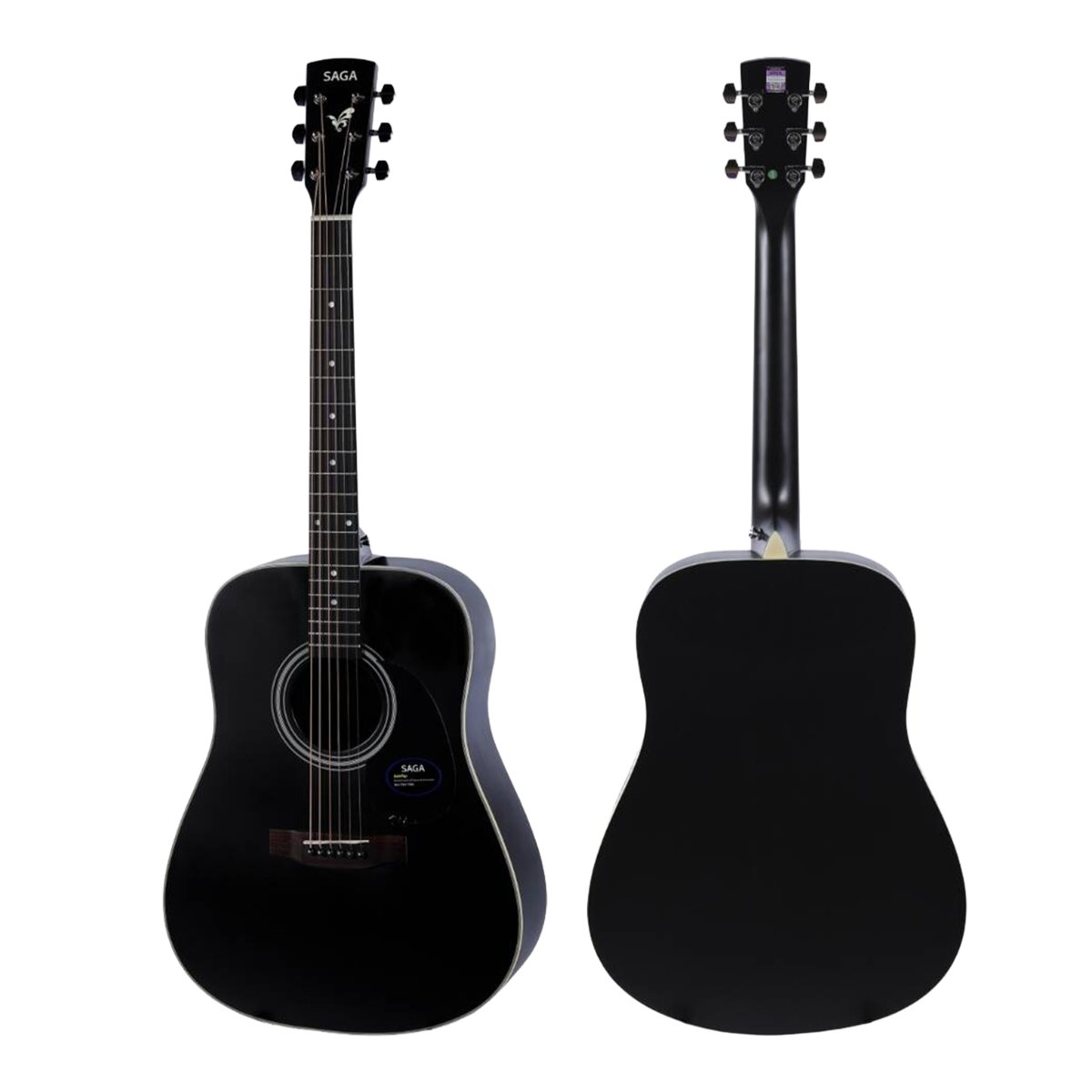 Saga Sf700 Bk Gitara Akustyczna Czarna - Saga | Muzyka Sklep EMPIK.COM