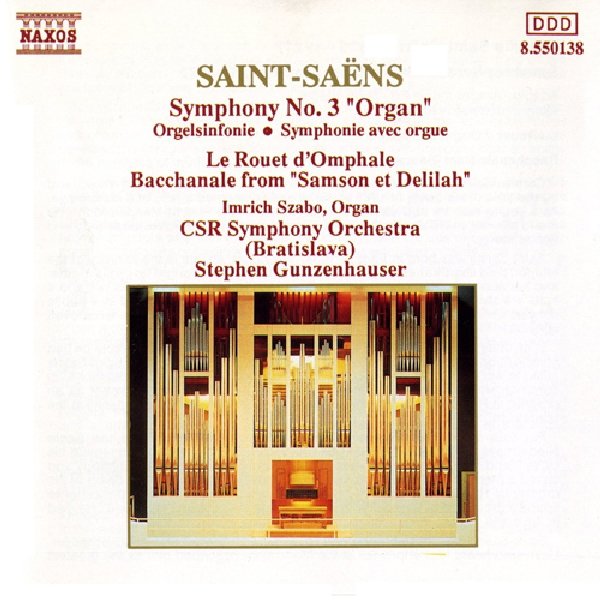Saint-Saens: Symphony 3 "Organ" - Gunzenhauser Stephen | Muzyka Sklep EMPIK.COM