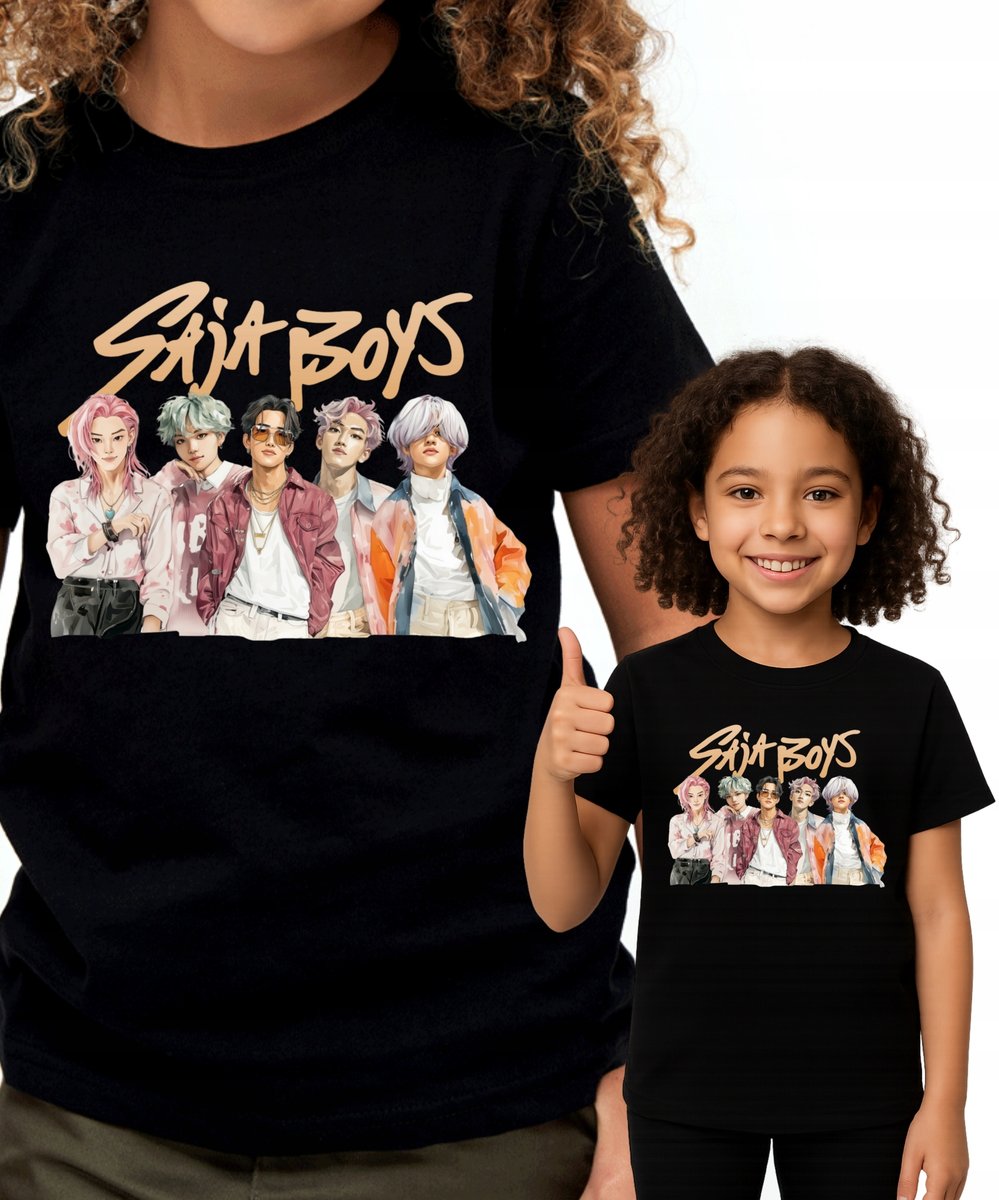 SAJA BOYS HUNTRIX K-POP DEMON HUNTERS CZARNY PREMIUM 158 - JHK | Sklep ...