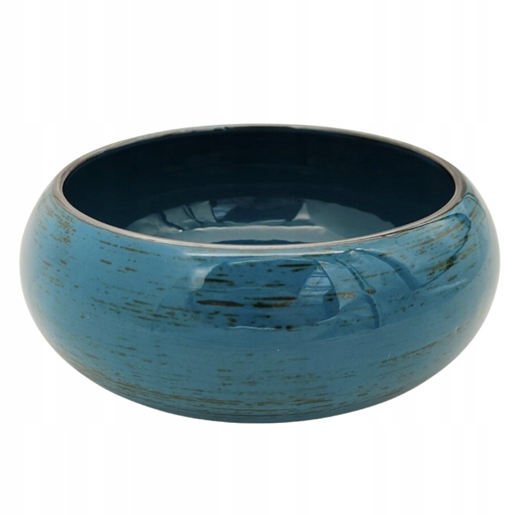 Salaterka 16 cm okrągłą NOWOCZESNA Organic Lazur niebieska - SIA HOME ...