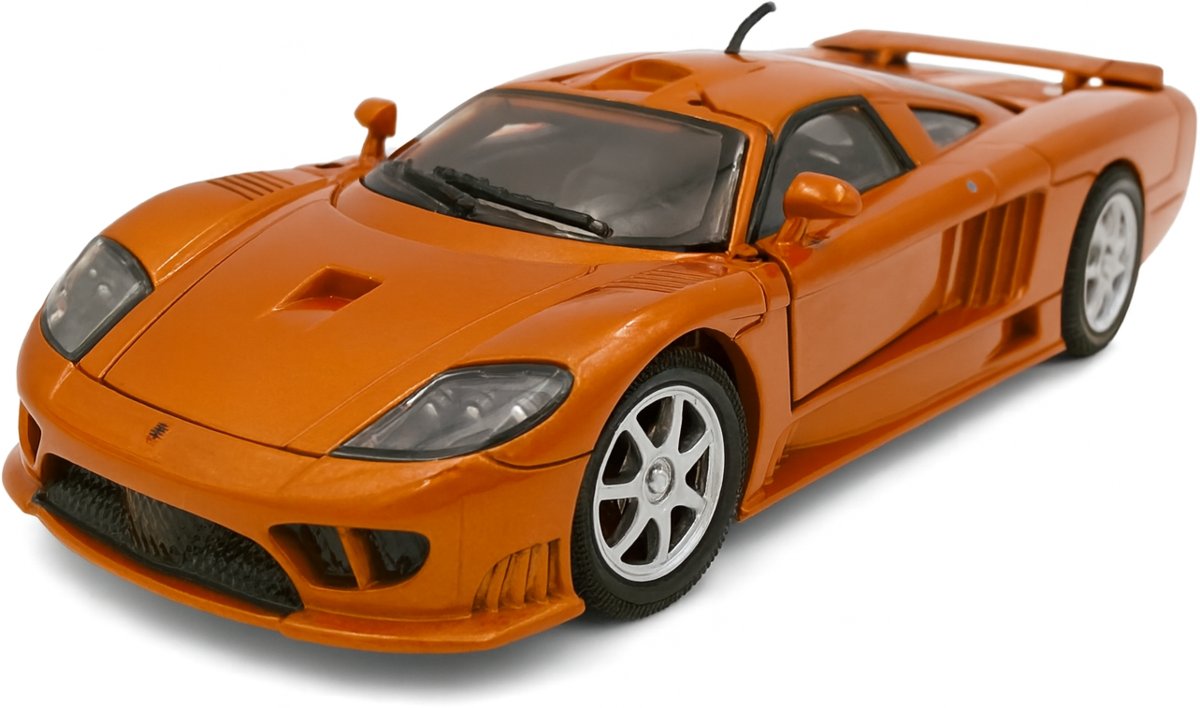 Saleen S7 model 1:24 supercar Motormax 73279 pomarańczowy - Motormax ...