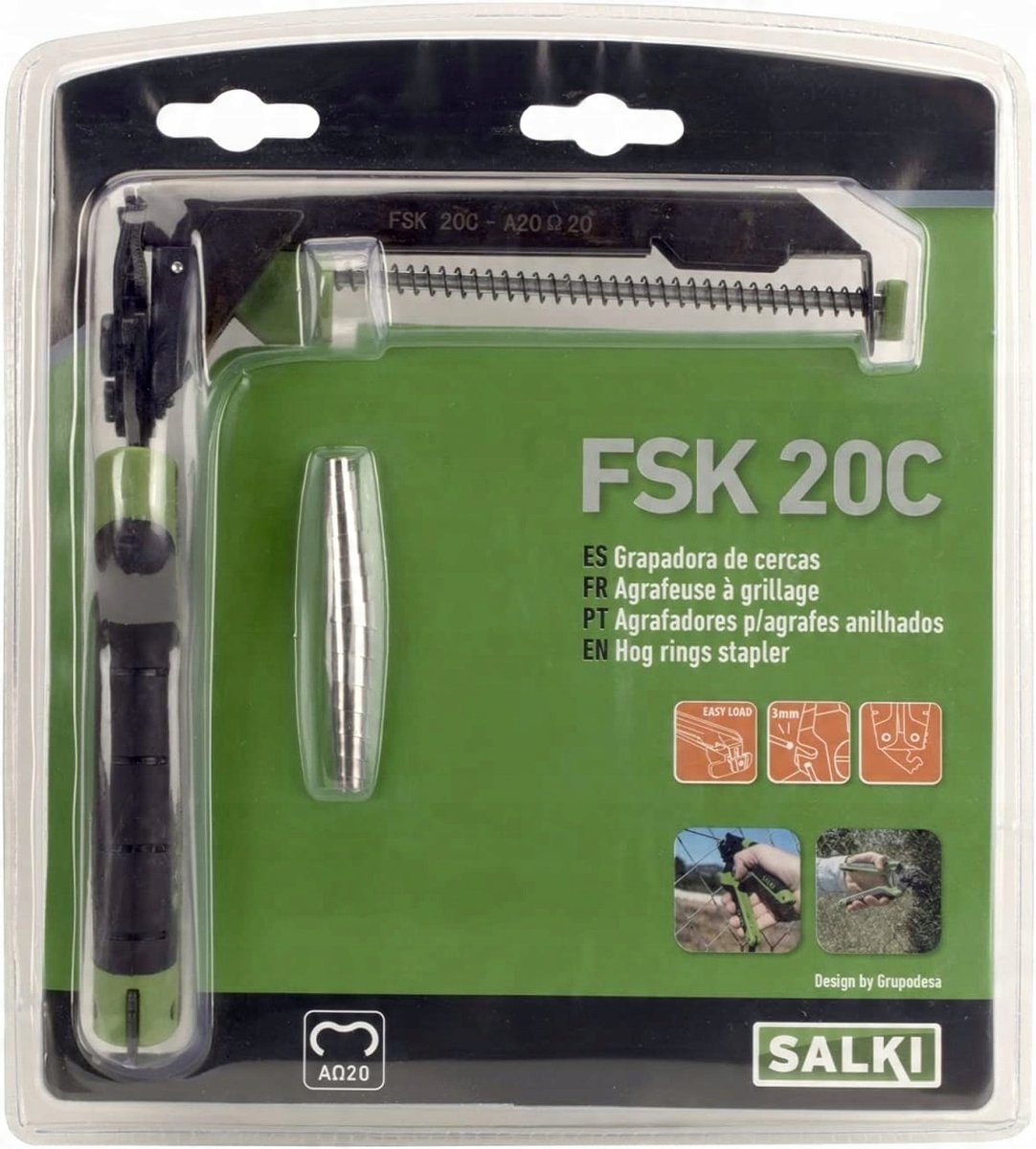 SALKI SZCZYPCE DO SIATKI OGRODZENIOWEJ EF126 - Salki | Sklep EMPIK.COM