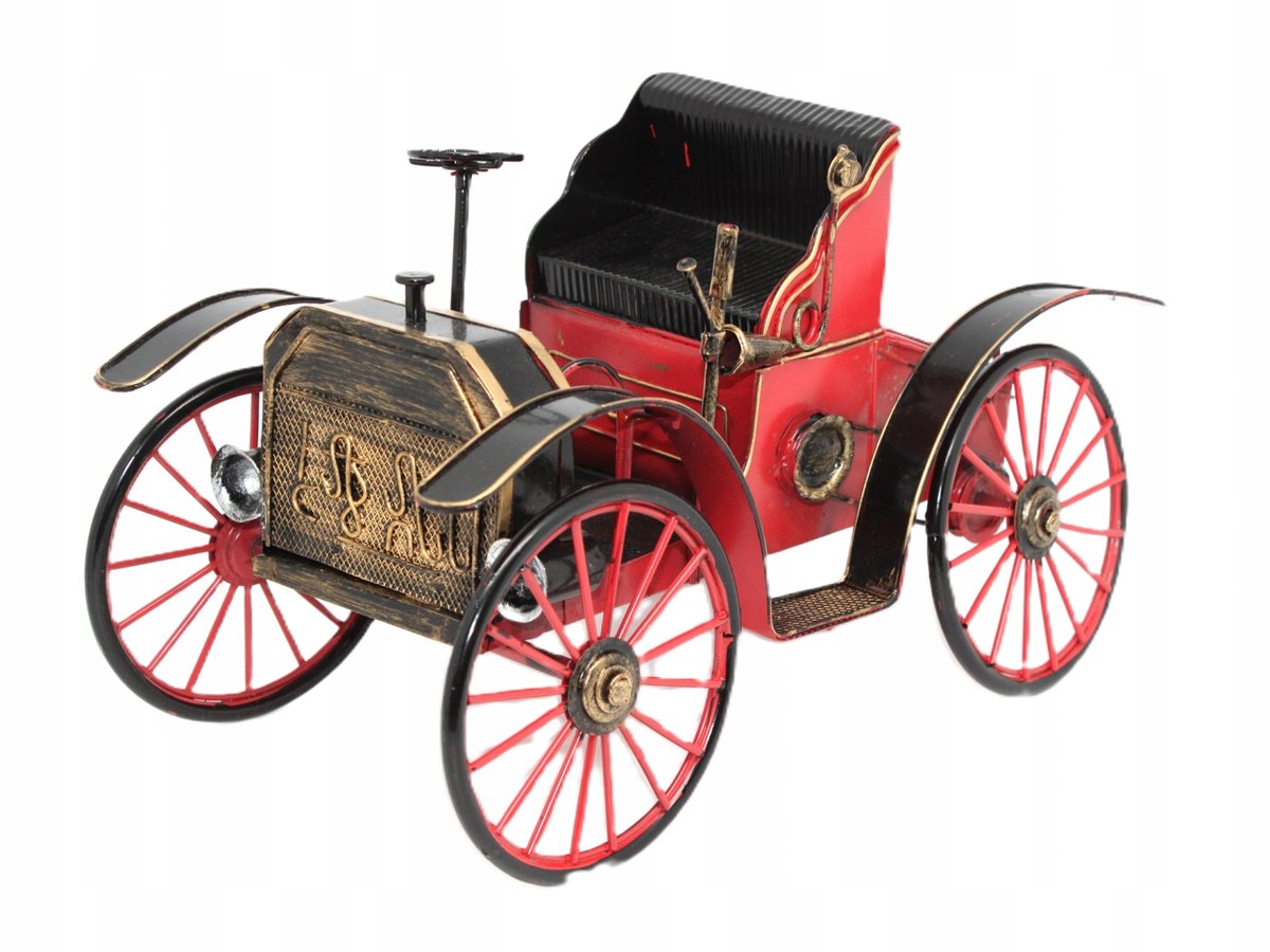 SAMOCHÓD RETRO MODEL OLDTIMER - METALOWY MODEL DEKORACYJNY - QUEEN ...