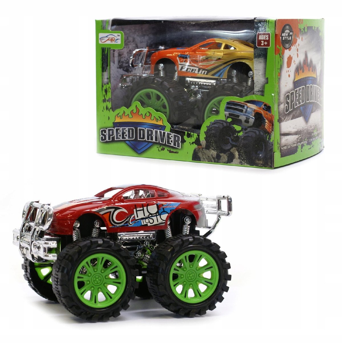 Samochód Terenowy Zabawka Auto Monster Truck - Midex | Sklep EMPIK.COM
