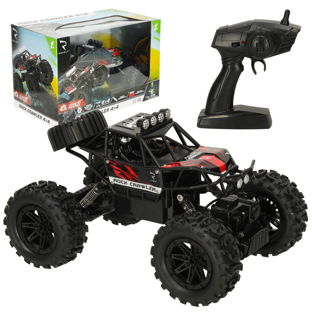Samochód Zdalnie Sterowany Duży Revolt 4x4 Auto RC na Akumulator ...