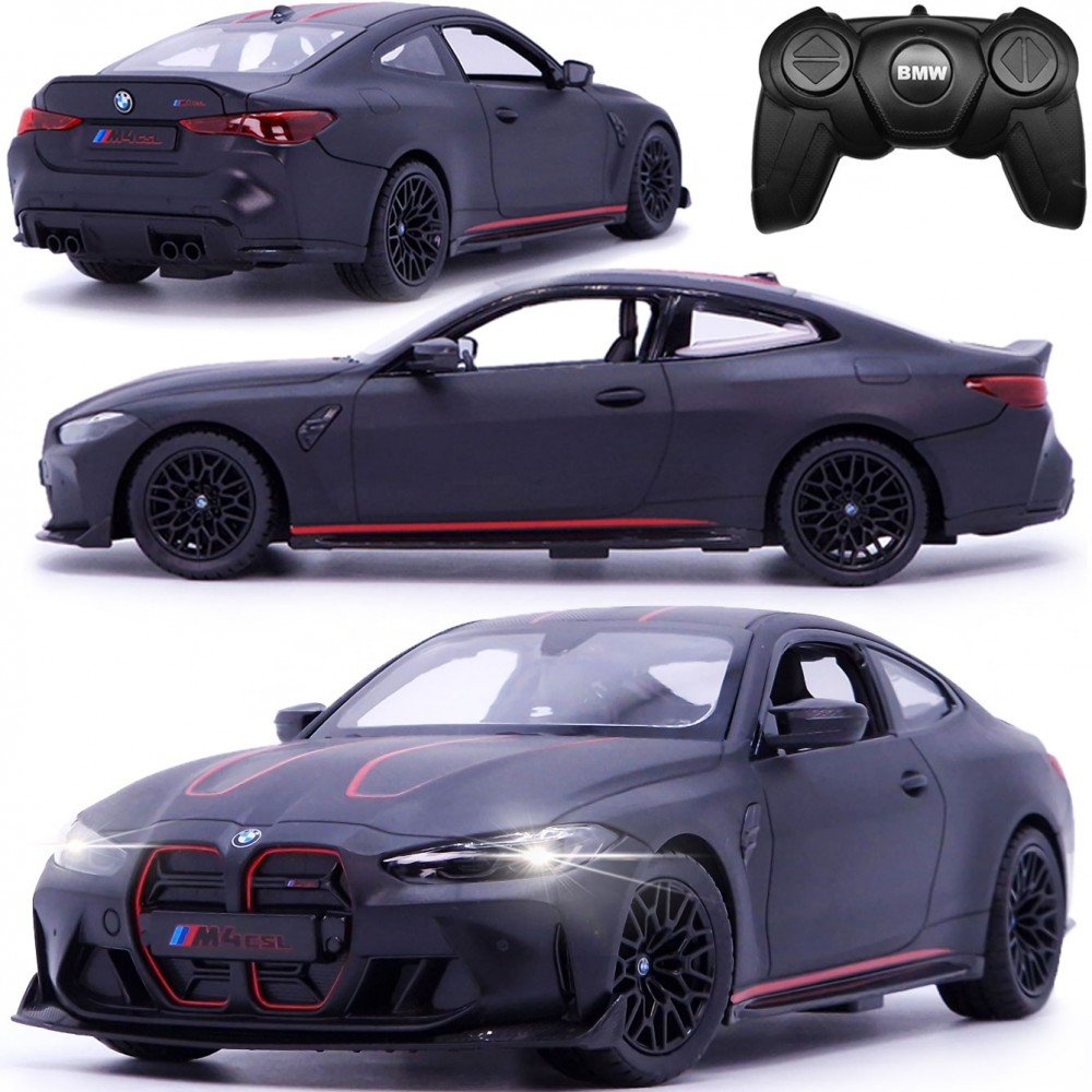 SAMOCHÓD ZDALNIE STEROWANY RC BMW M4 CSL G82 NA PILOTA ŚWIATŁA LED 1:16 - Rastar | Sklep EMPIK.COM