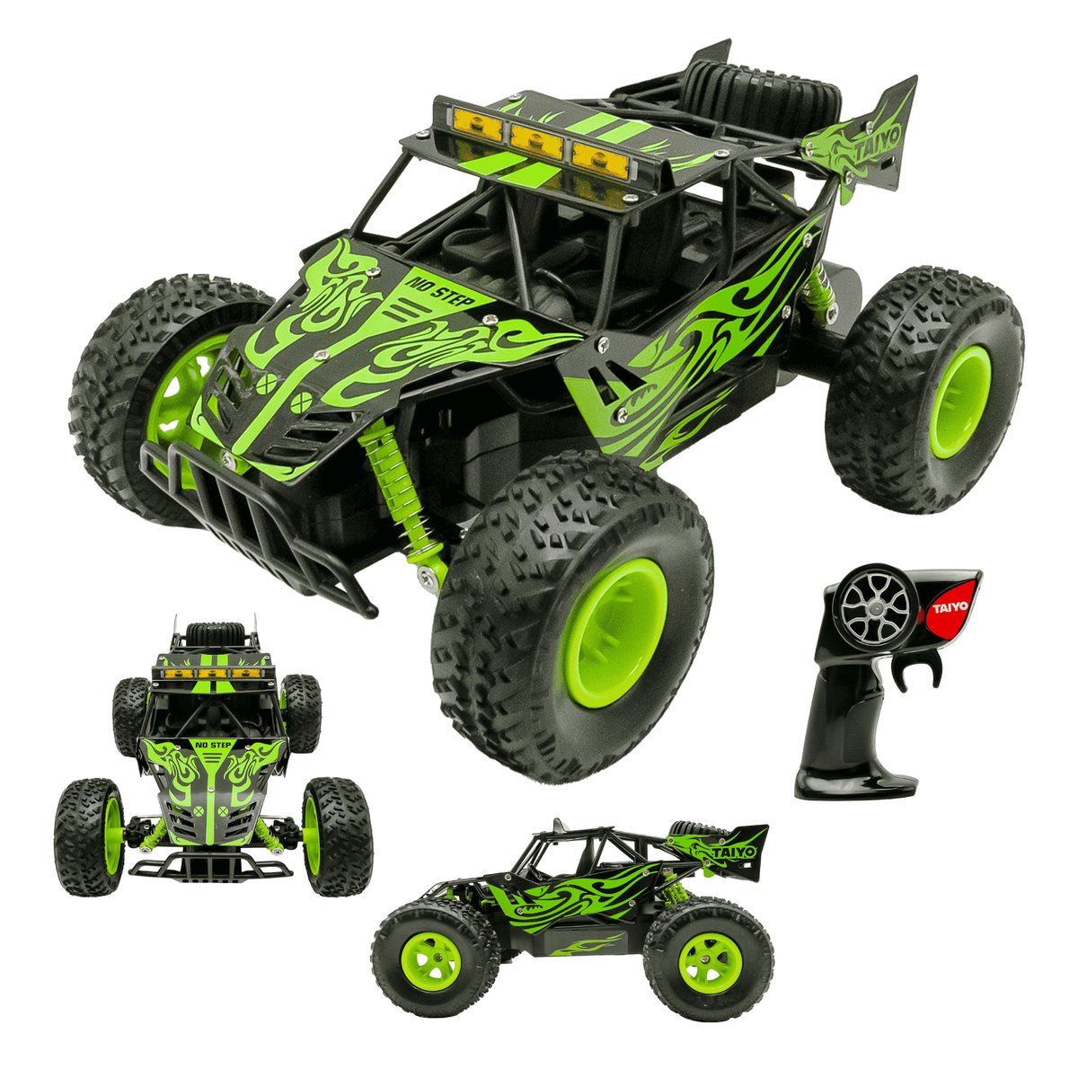 SAMOCHÓD ZDALNIE STEROWANY RC NA PILOTA Metal Racer OFF ROAD SKALA 1:18 ...