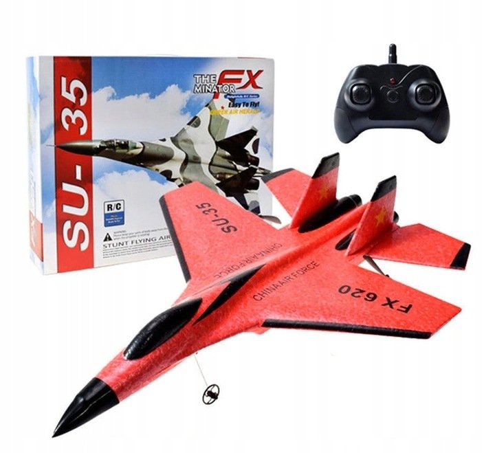 Samolot Zdalnie Sterowany Latający Rc Odrzutowiec Czerwony - Handloteka ...