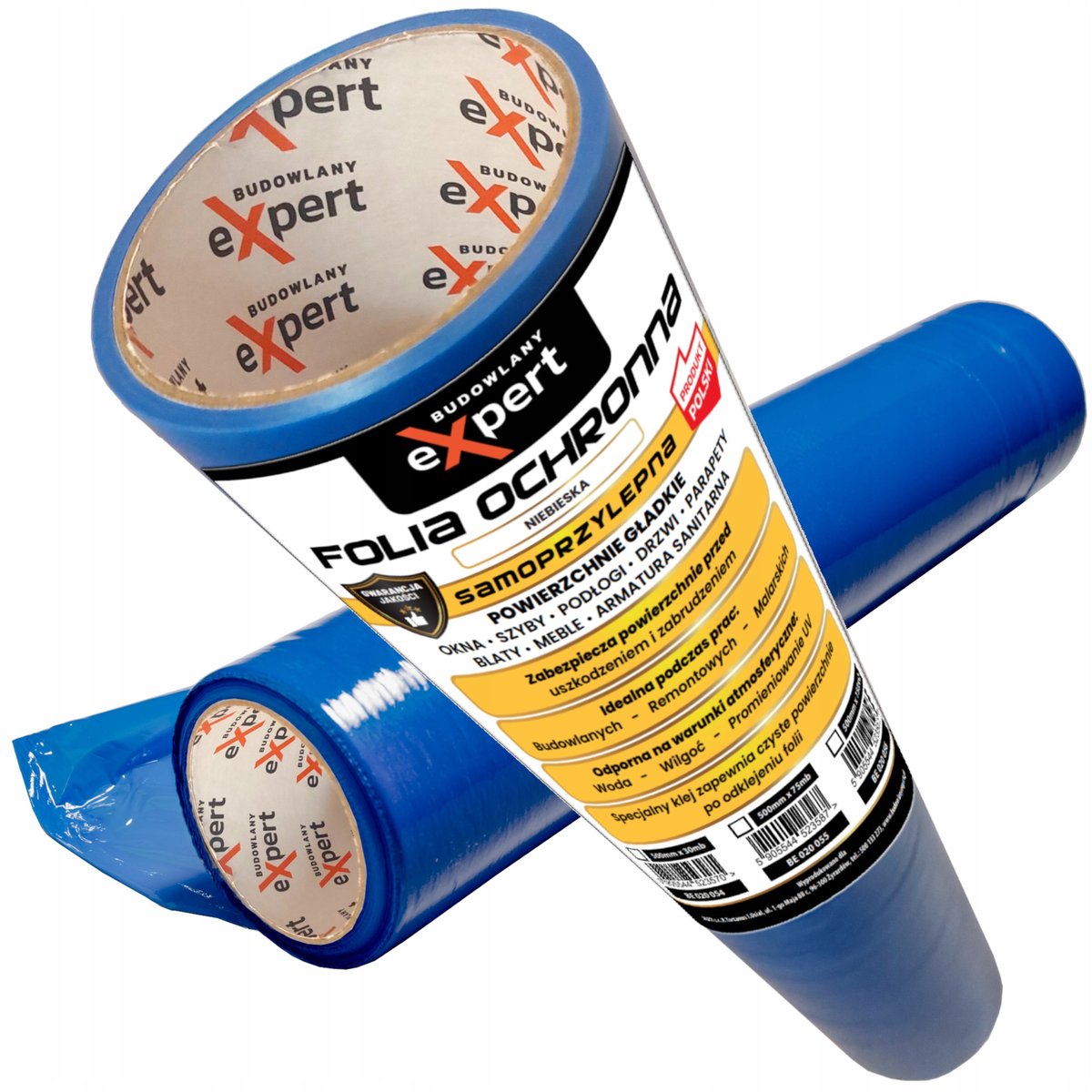 Samoprzylepna Folia Ochronna do Drzwi i Okien 30m REMONT MALOWANIE BUDOWA - Budowlany Expert ...