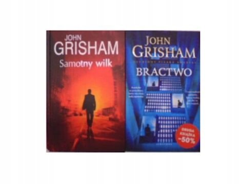 Samotny wilk / Bractwo - Zestaw 2 książek - Grisham John | Książka w Empik