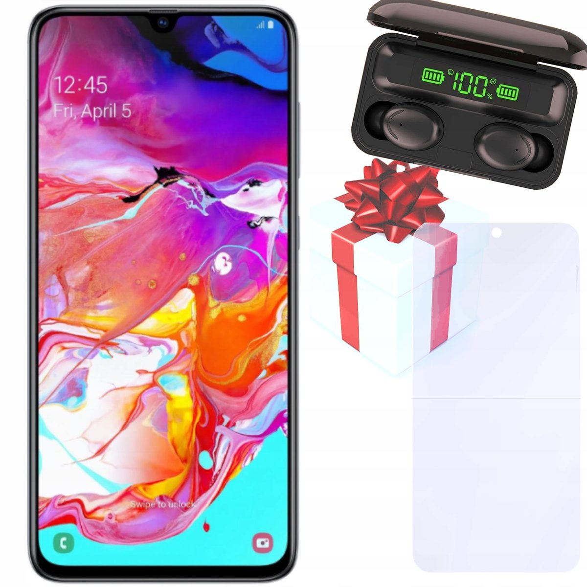 SAMSUNG GALAXY A70 6 / 128 GB BIAŁY 3 LATA GWAR + UBEZPIECZENIE GRAT ...