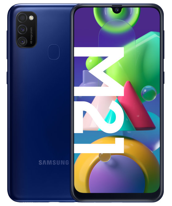 SAMSUNG Galaxy M21 SM-M215FZBUXEO, 4 GB RAM, 64 GB, niebieski - Samsung ...