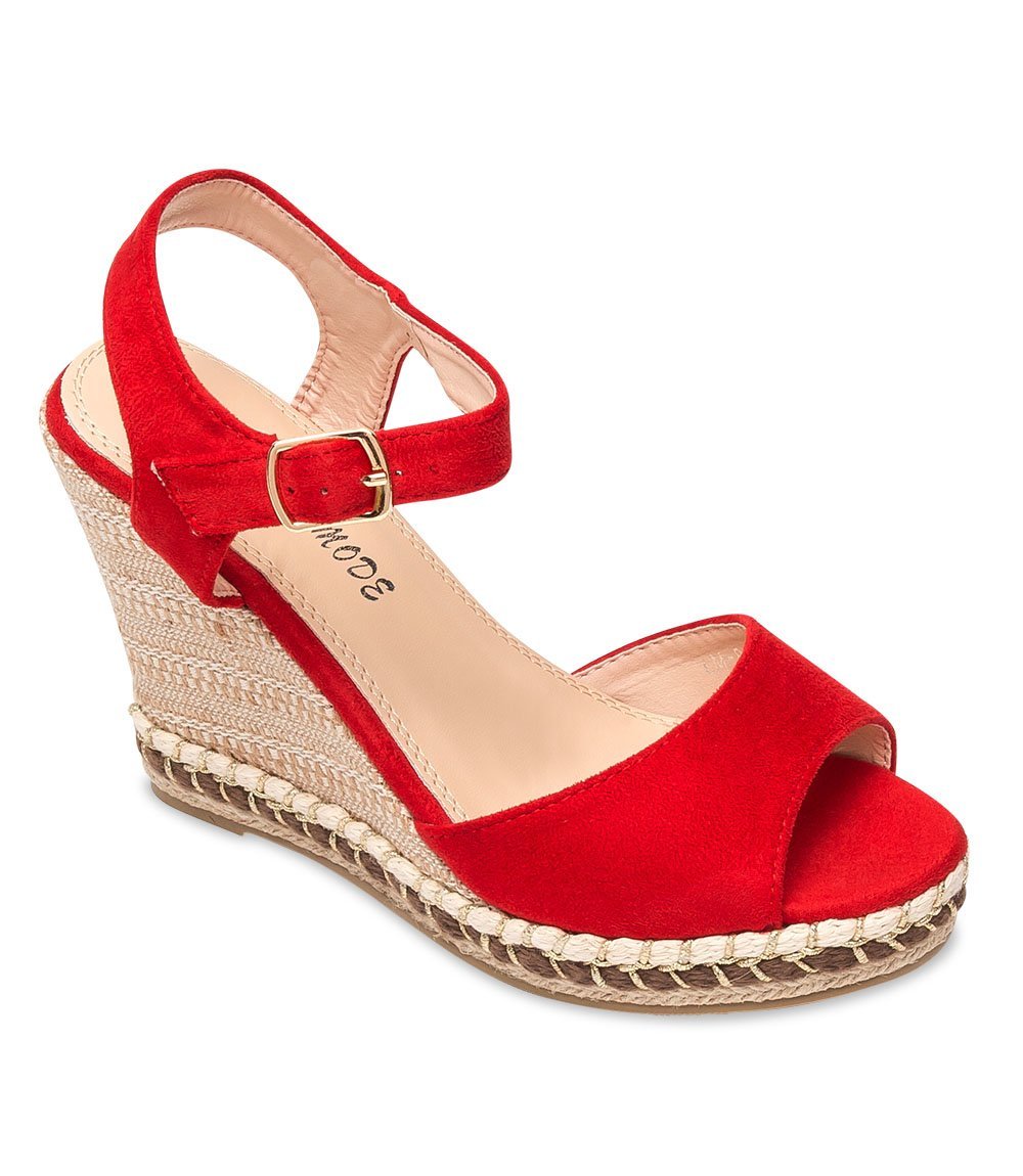 Sandałki damskie, Laura Mode LM-8006, czerwone, rozmiar 38 - LAURA MODE ...