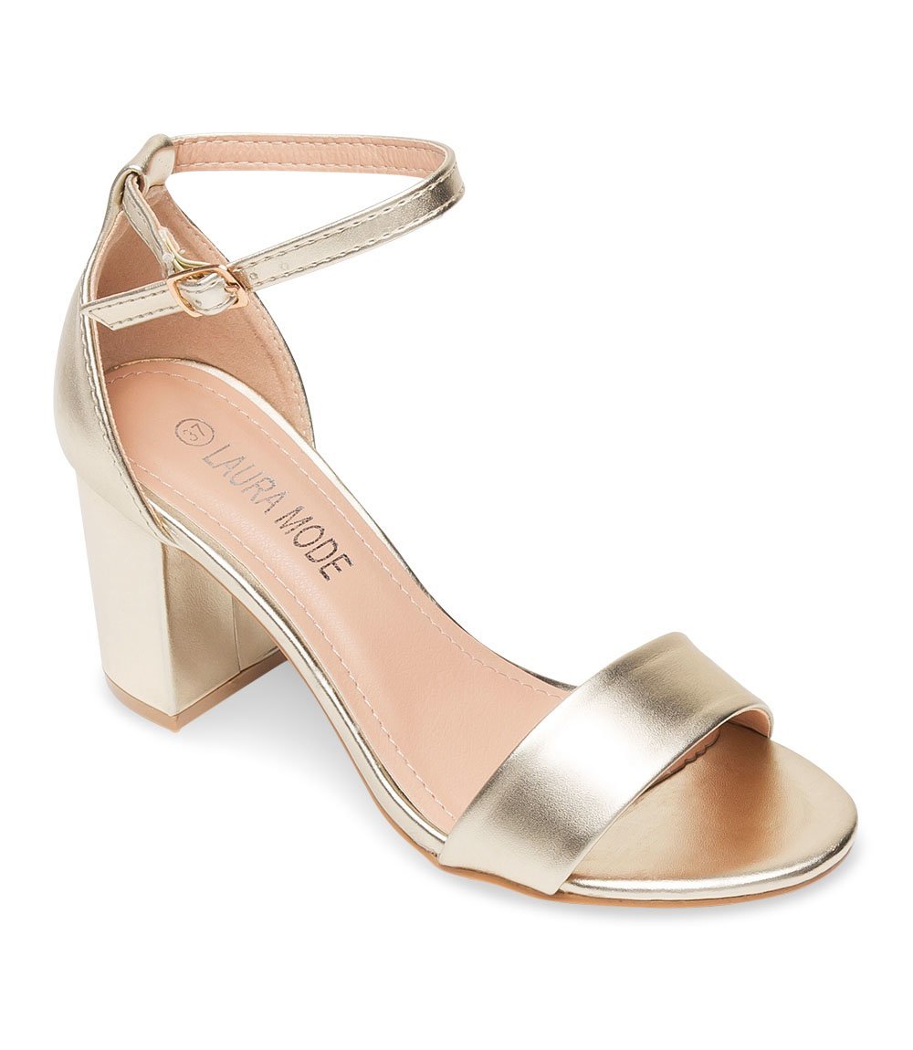 Sandałki damskie, Laura Mode QL-82 Złote, rozmiar 37 - LAURA MODE ...