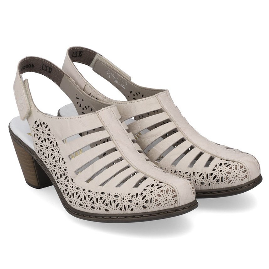 Sandały damskie Rieker 40959-60 BEIGE 39 - Rieker | Sport Sklep EMPIK.COM