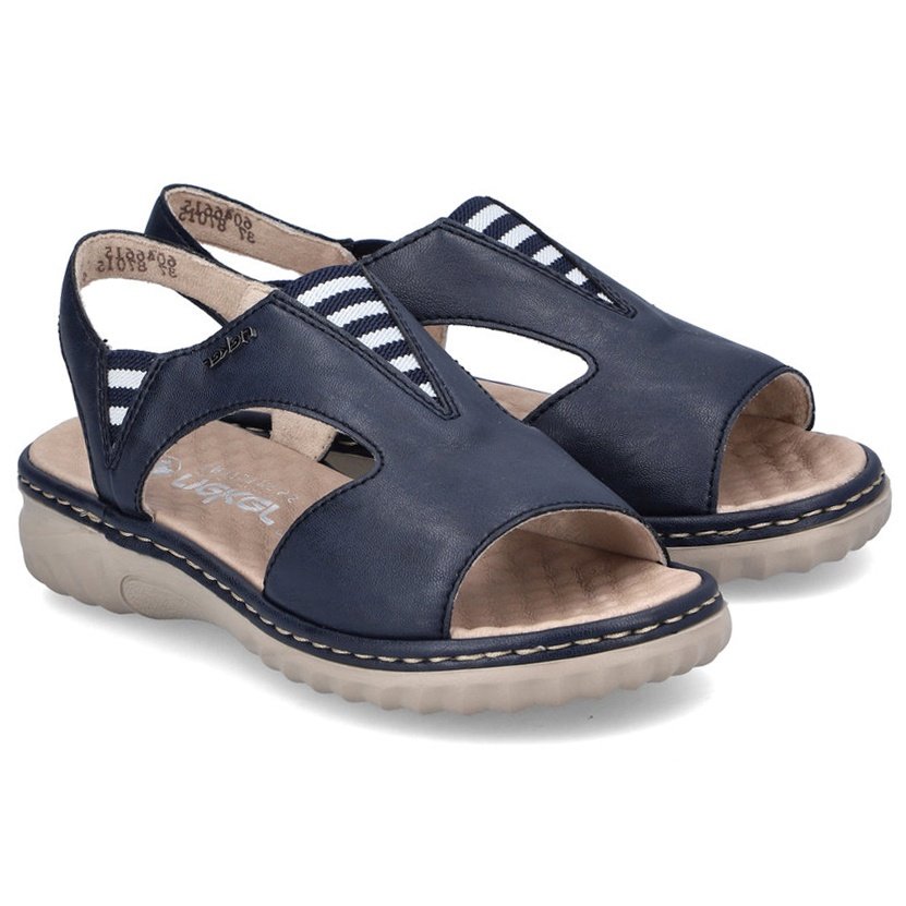 Sandały damskie Rieker 60466-15 BLUE 38 - Rieker | Sport Sklep EMPIK.COM