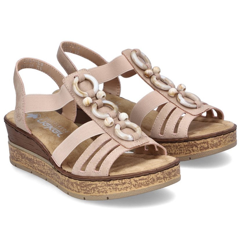 Sandały damskie Rieker 63778-31 PINK 36 - Rieker | Sport Sklep EMPIK.COM