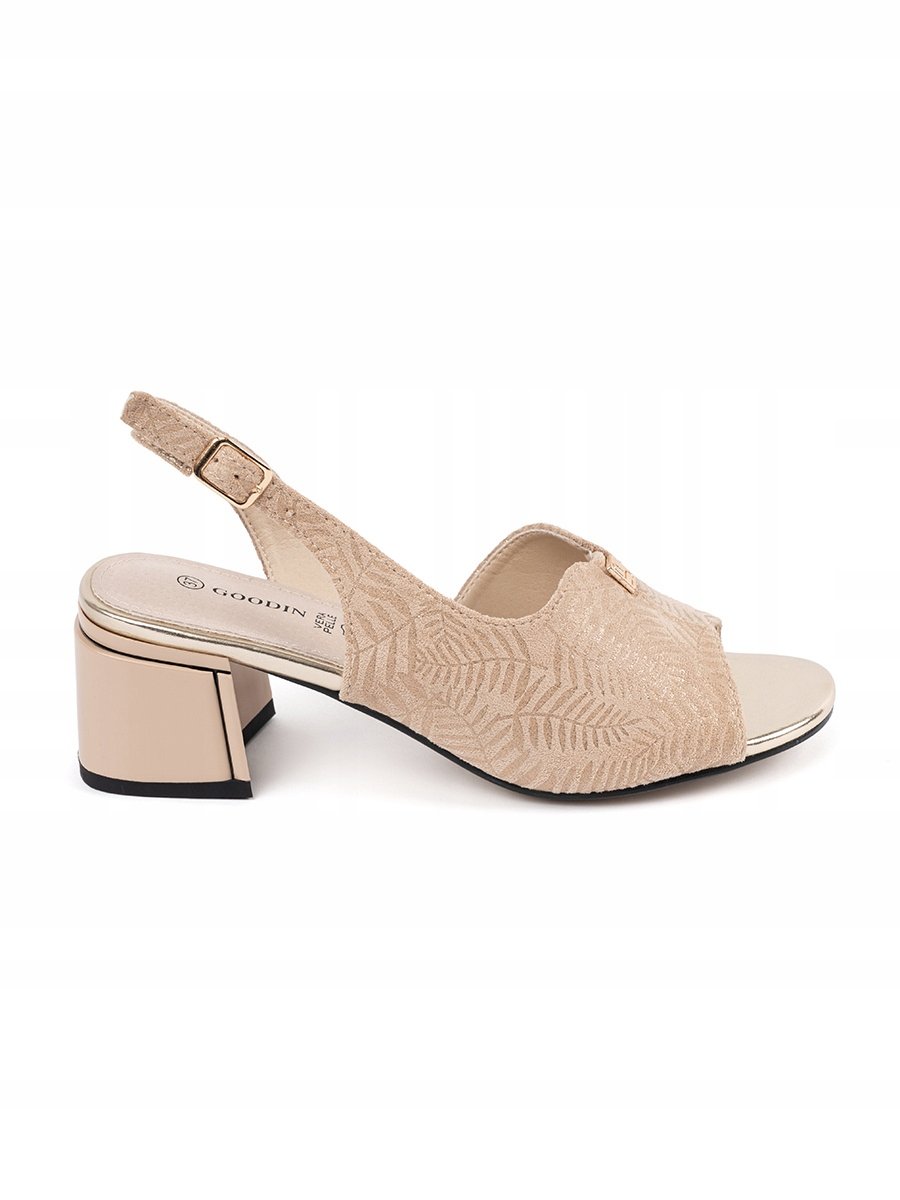 Sandały na obcasie beżowe 40 - Inna marka | Sport Sklep EMPIK.COM