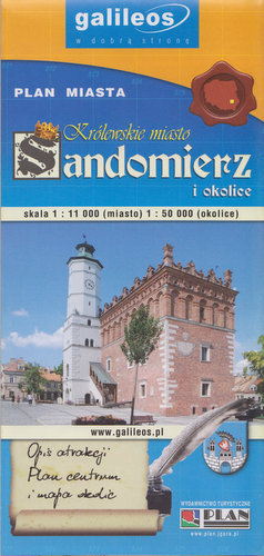 Sandomierz i okolice. Mapa 1:11 000 - Opracowanie zbiorowe | Książka w ...