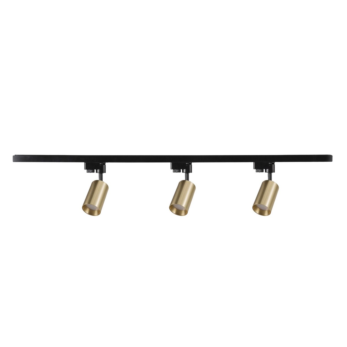 Sanico Goldlux nowoczesny aluminiowy reflektor loft zestaw szynowy 1-fazowy 1m MARIBEL 3xGU10 ...