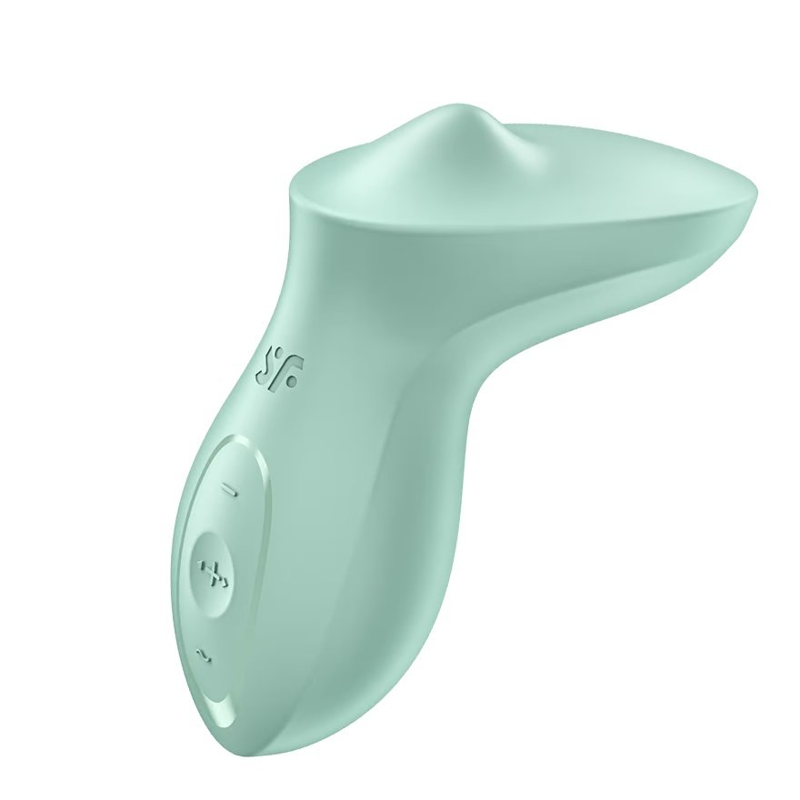 Satisfyer Exciterrr wibrator typu lay-on z koralikami Mint | Sklep EMPIK.COM