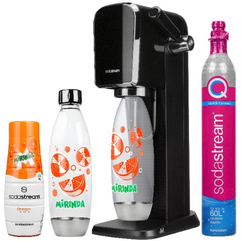 Saturator do wody SODASTREAM ART Mirinda Edition - czarny syrop butelka ...