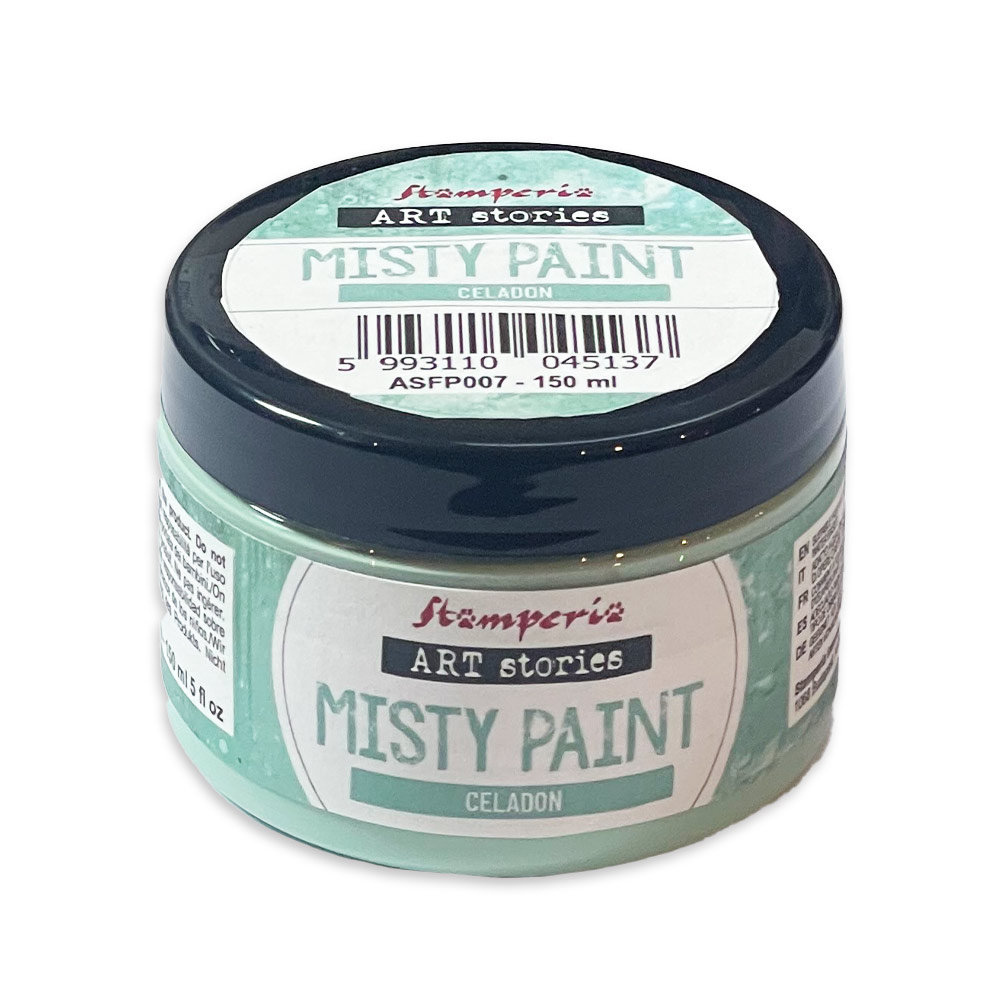 Satynowa farba Misty Paint Celadon 150ml - Stamperia Art Series ...