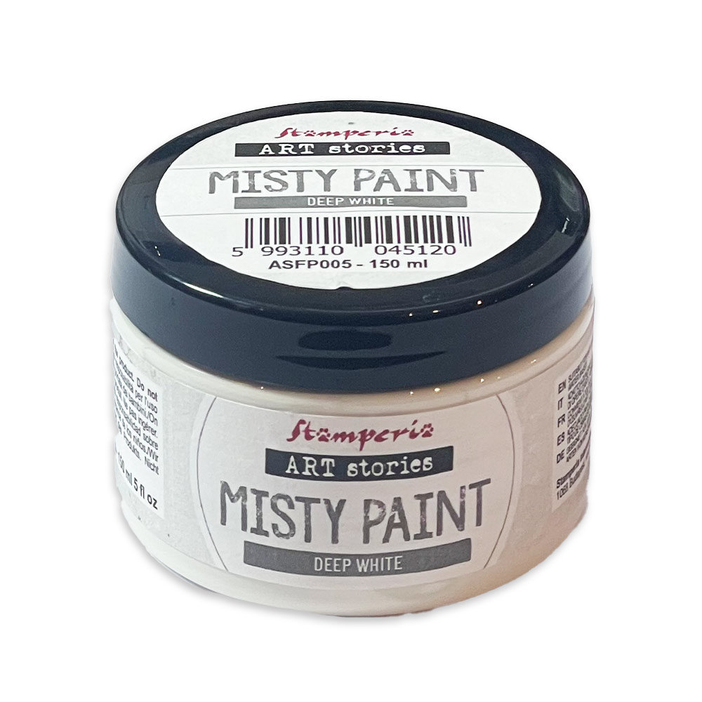 Satynowa farba Misty Paint Deep White 150ml - Stamperia Art Series ...
