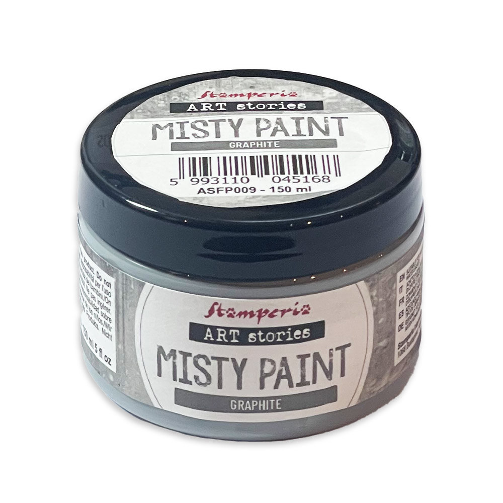 Satynowa farba Misty Paint Graphite 150ml - Stamperia Art Series ...