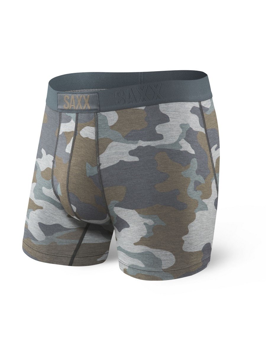 Saxx, Bokserki męskie, Vibe Boxer Modern Fit, szare moro, rozmiar S ... Saxx, Bokserki męskie, Vibe Boxer Modern Fit, szare moro, rozmiar S ...