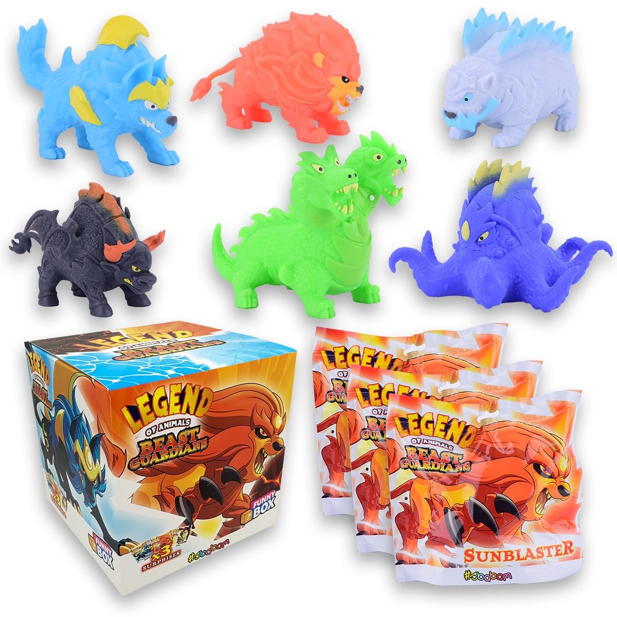 #sbabam FUNNY BOX Legend of Animals Beast Guardians, zabawki dla dzieci ...
