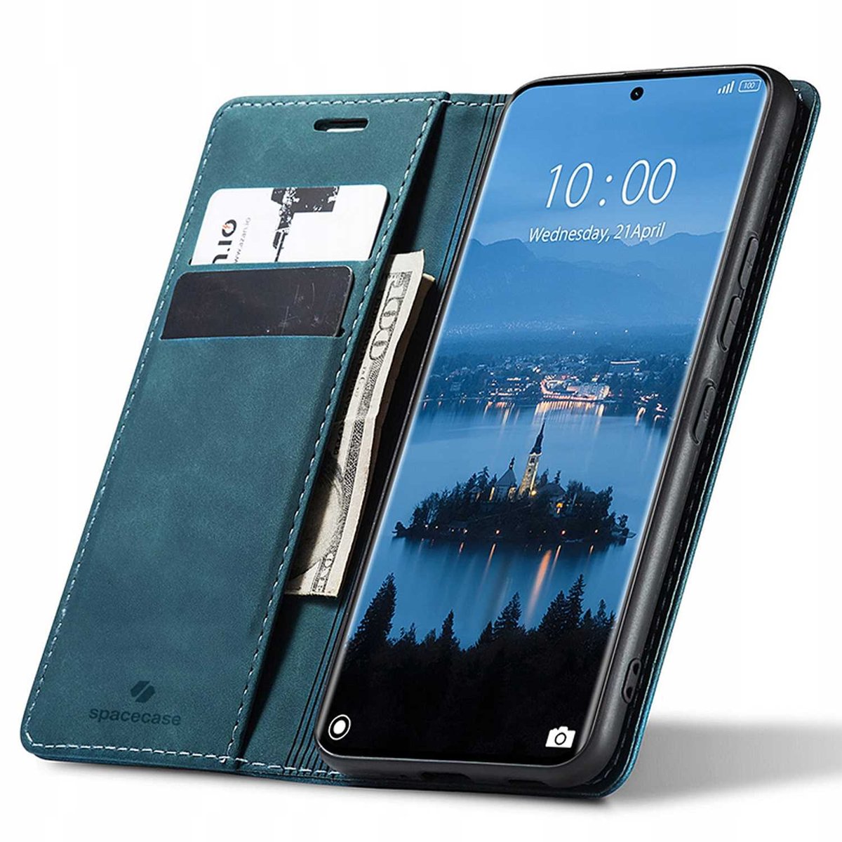 SC Wallet Poco X7/RM Note 14 Pro/Pro+ 5G blue - SpaceCase | Sklep EMPIK.COM