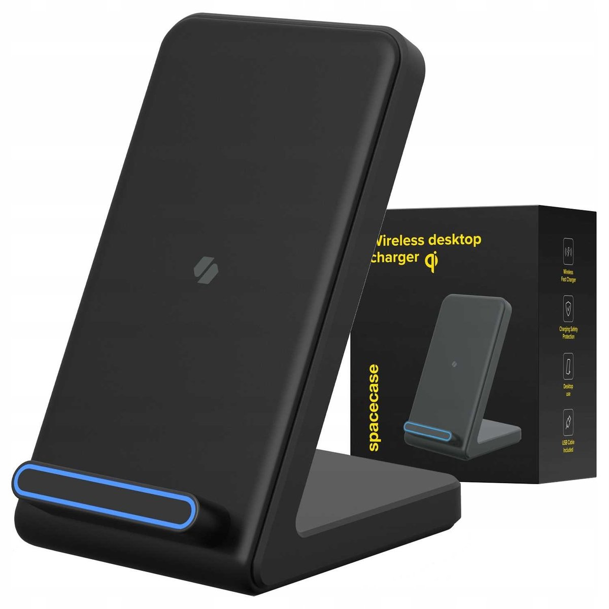 SC Wireless Charger WM6B black - Spacecase | Sklep EMPIK.COM