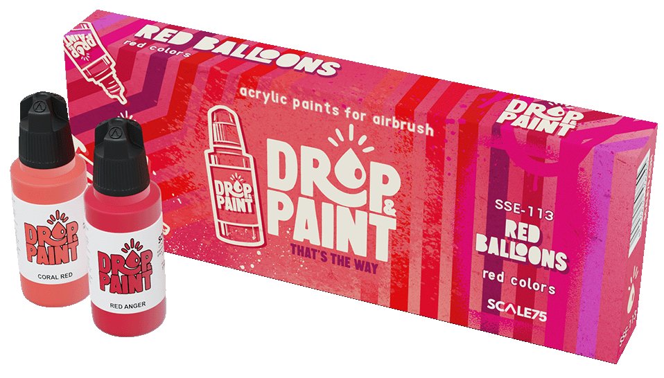 Scale 75: Drop Paint - Red Balloons - Ammo | Sklep EMPIK.COM