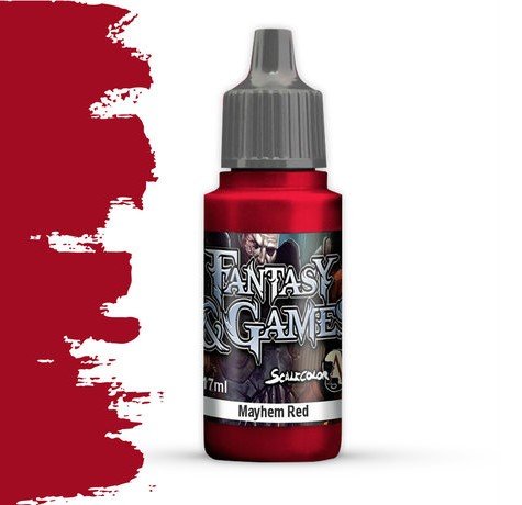 ScaleColor, farba akrylowa, Mayhem Red, Rebel, 17 ml - Rebel | Sklep ...