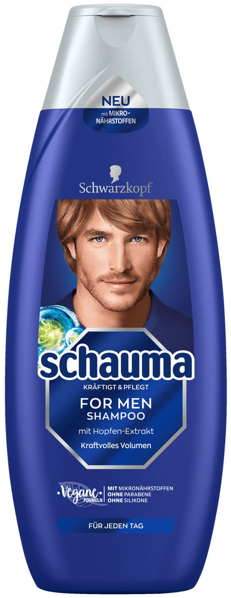 Schauma Men, Szampon do Włosów z Chmielem, 350ML | Sklep EMPIK.COM
