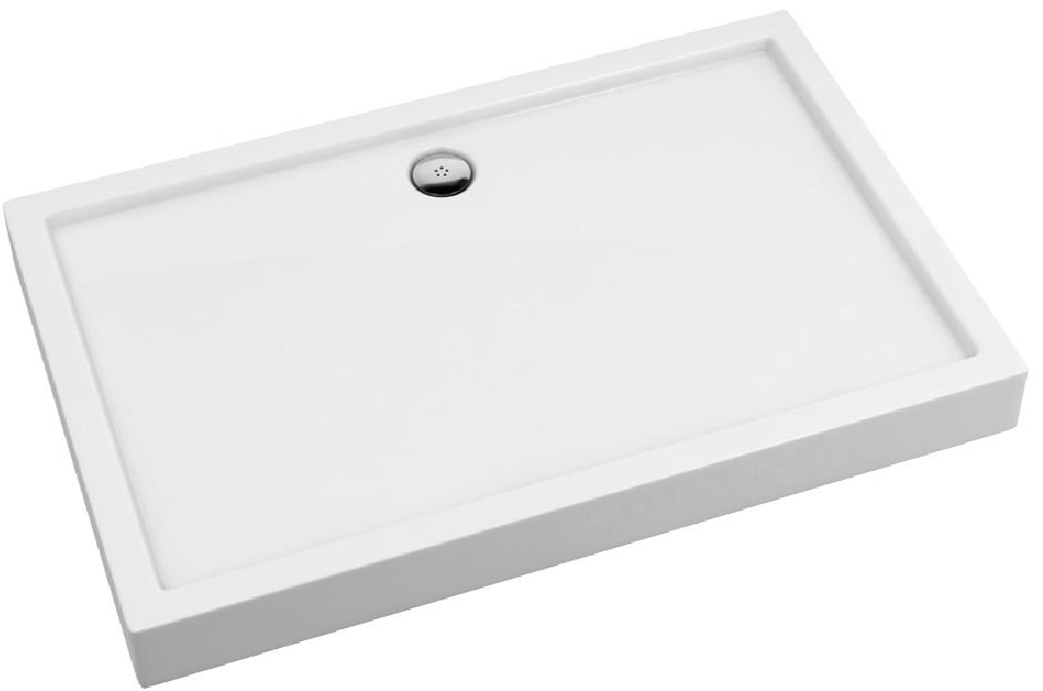 Schedpol Competia brodzik 100x70 cm prostokątny biały 3.01248 - Inna ...