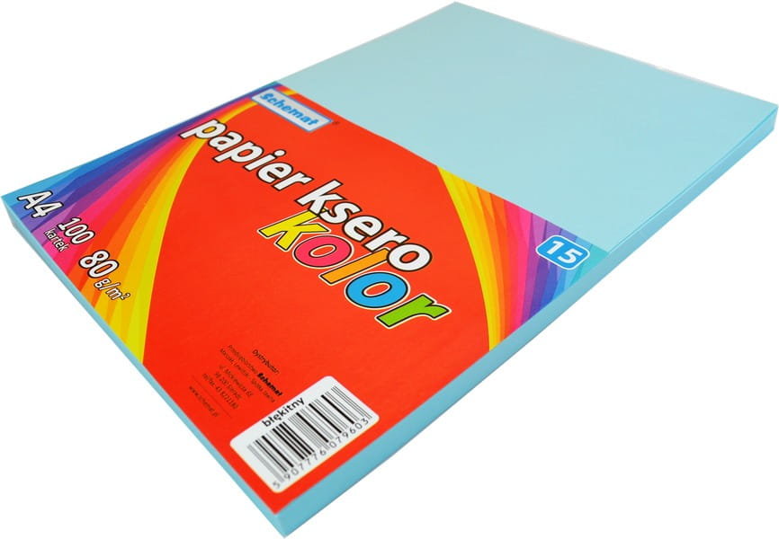 SCHEMAT PAPIER KSERO A4 100K KOLOR 15 9603 BŁĘKITNY - Schemat | Sklep EMPIK.COM
