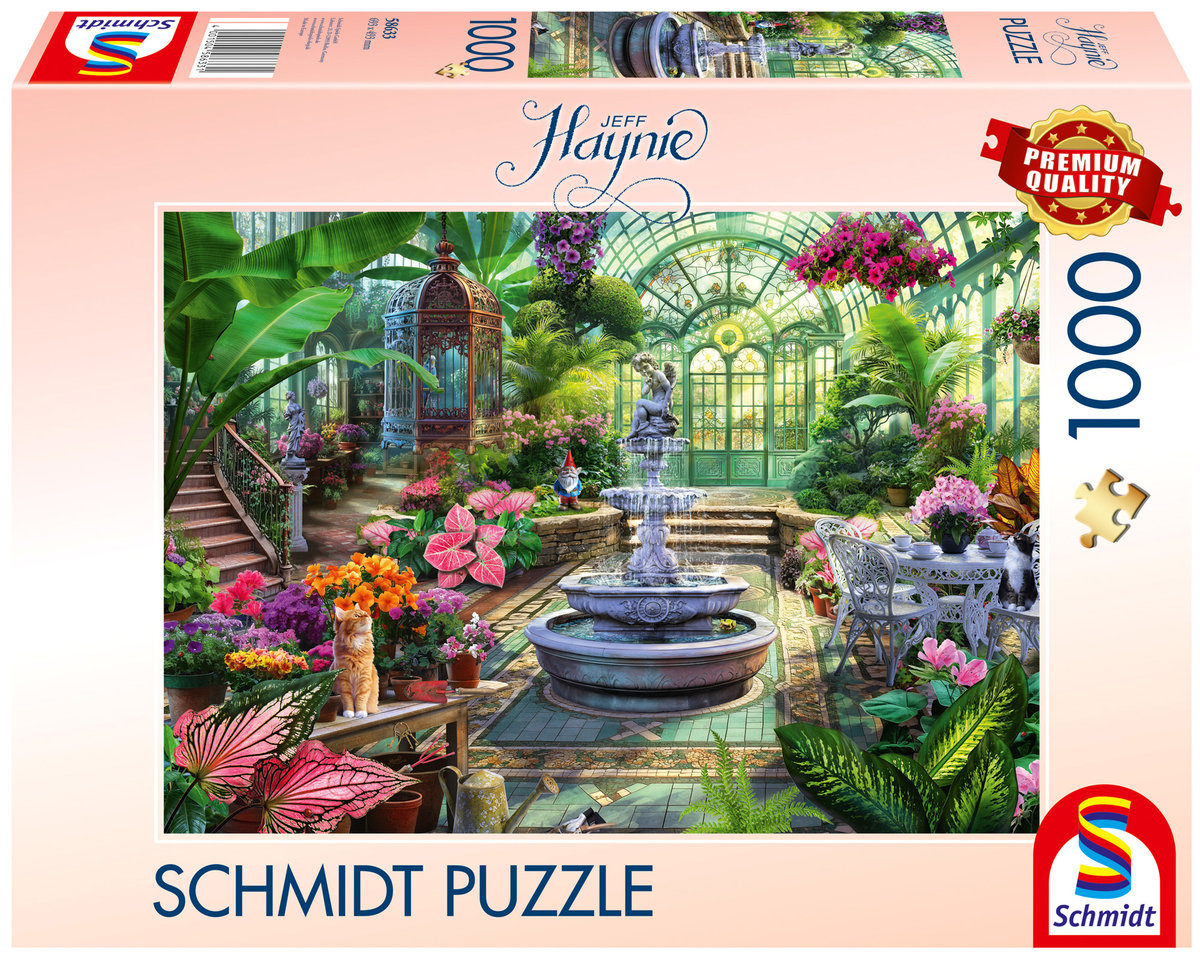 Schmidt, Puzzle PQ JEFF HAYNIE Wiktoriańska szklarnia, 1000 el. - Schmidt | Sklep EMPIK.COM