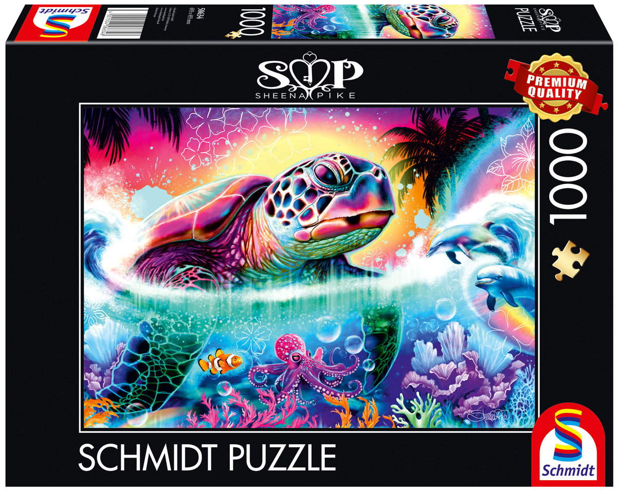Schmidt, Puzzle PQ SHEENA PIKE Żółw, 1000 el. - Schmidt | Sklep EMPIK.COM
