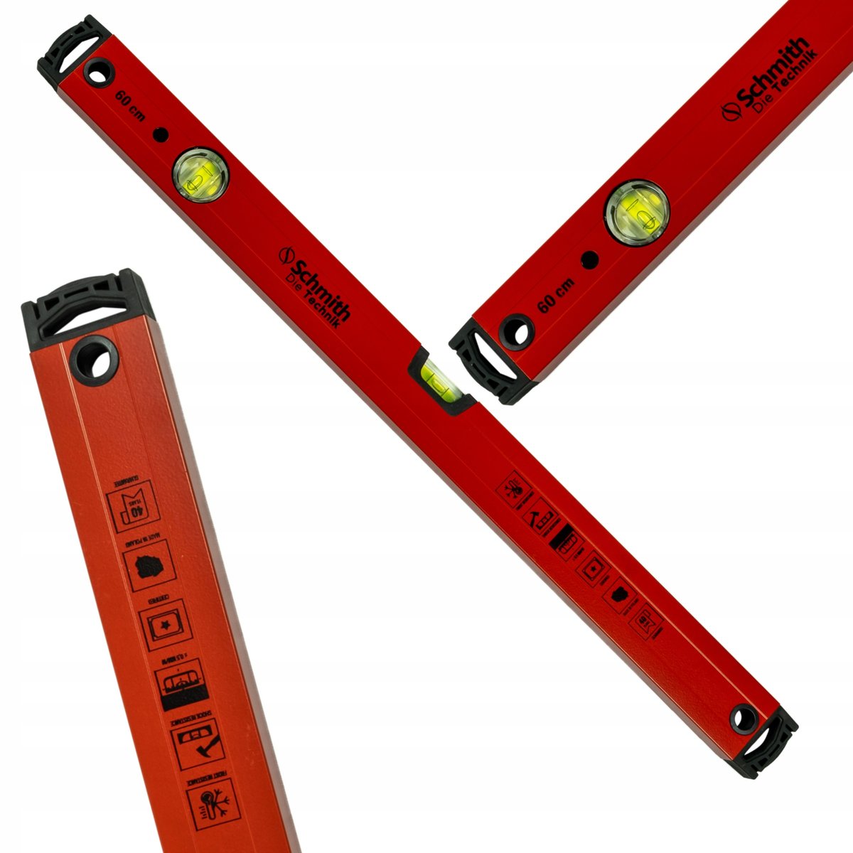 Schmith Poziomnica Z Zaślepkami Gumowymi 60Cm - SCHMITH | Sklep EMPIK.COM