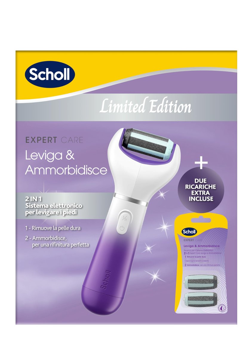 Scholl 2w1 Smooths and Softens Limited Edition + 2 GŁOWICE | Sklep ...