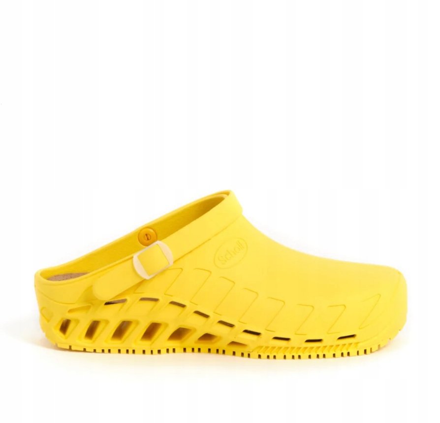 SCHOLL KLAPKI ŻÓŁTE WSUWANE DAMSKIE Z LOGO 35-36 6cA - Scholl | Sport ...