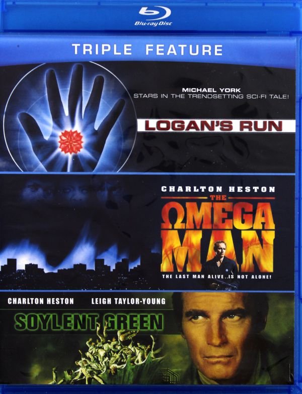 Sci-Fi: Triple Feature: Logan's Run / The Omega Man / Soylent Green ...