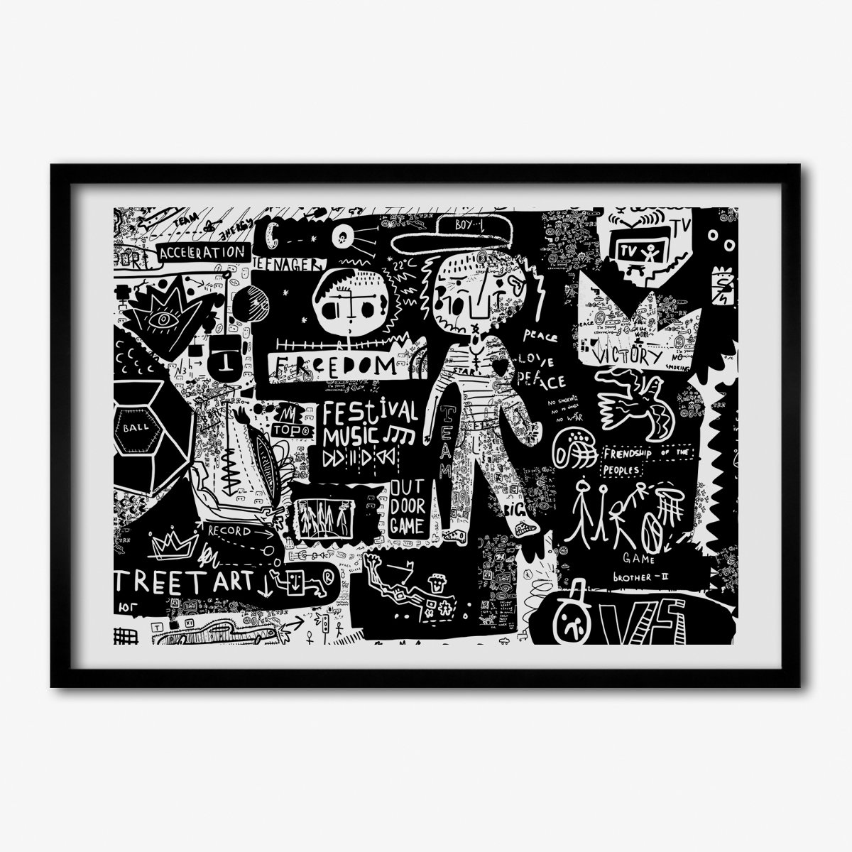 Ścienny foto-obraz do salonu TULUP Graffiti 70x50 cm - Tulup | Sklep ...