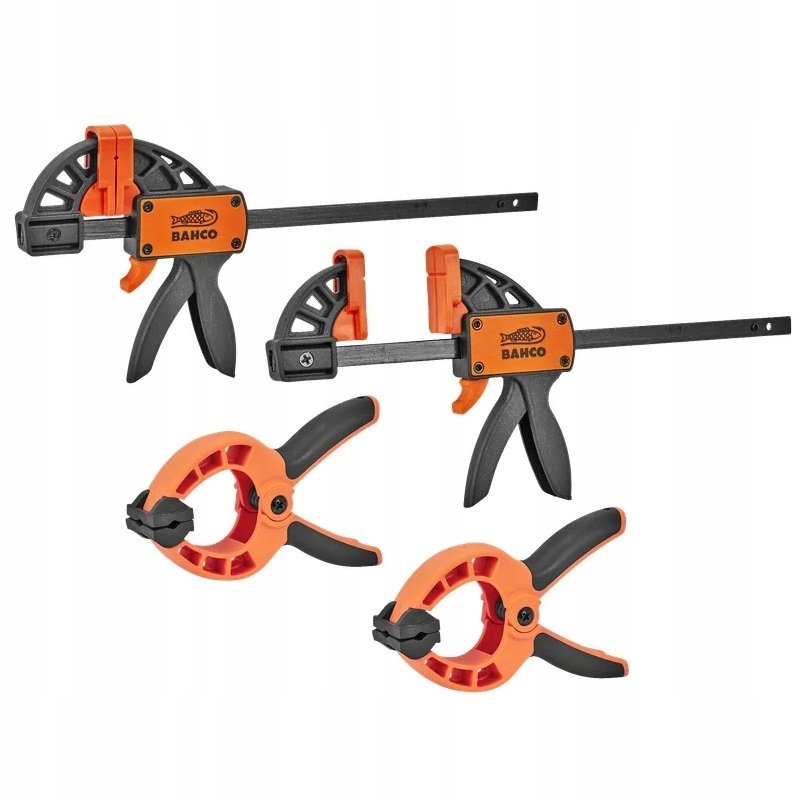 ŚCISKI STOLARSKIE BAHCO 115 MM 2 SZT. + 2x ZACISKI ZESTAW - BAHCO ...