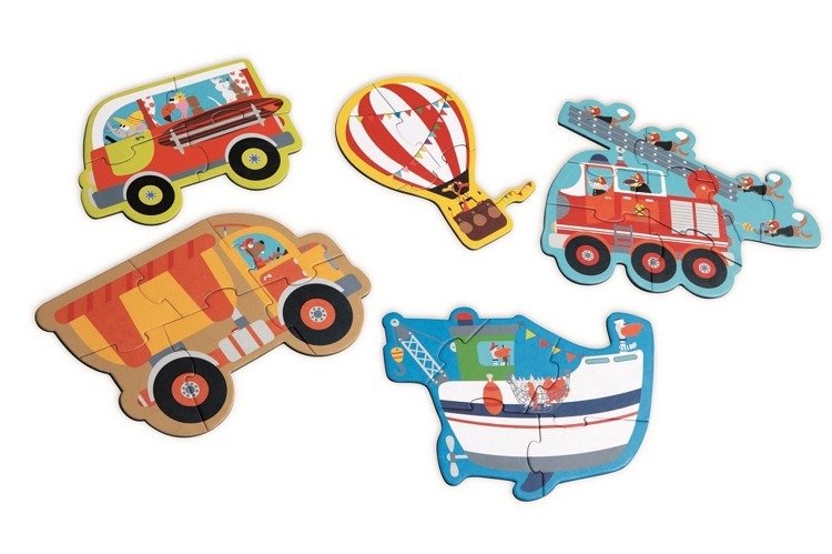 Scratch, puzzle, Pojazdy, 3/4/5/6/8 el. - Scratch | Sklep EMPIK.COM