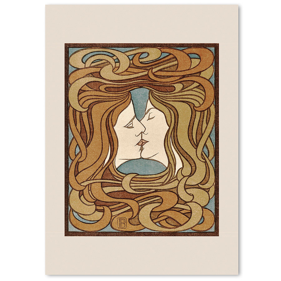 SECESYJNY plakat pocałunek 50x70 - DEKORAMA | Sklep EMPIK.COM